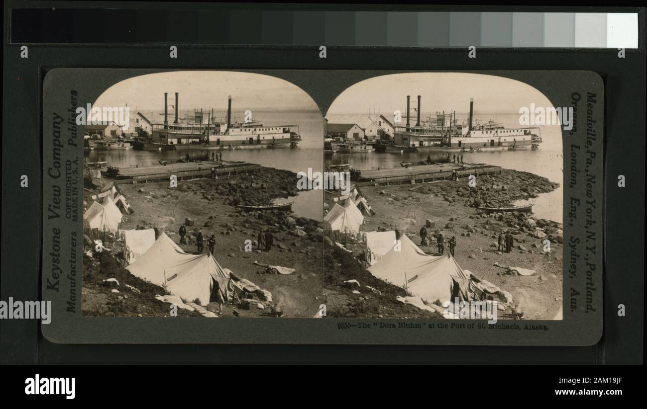 The Dora Bluhm at the Port of St Michaels, Alaska Keystone View Company ...