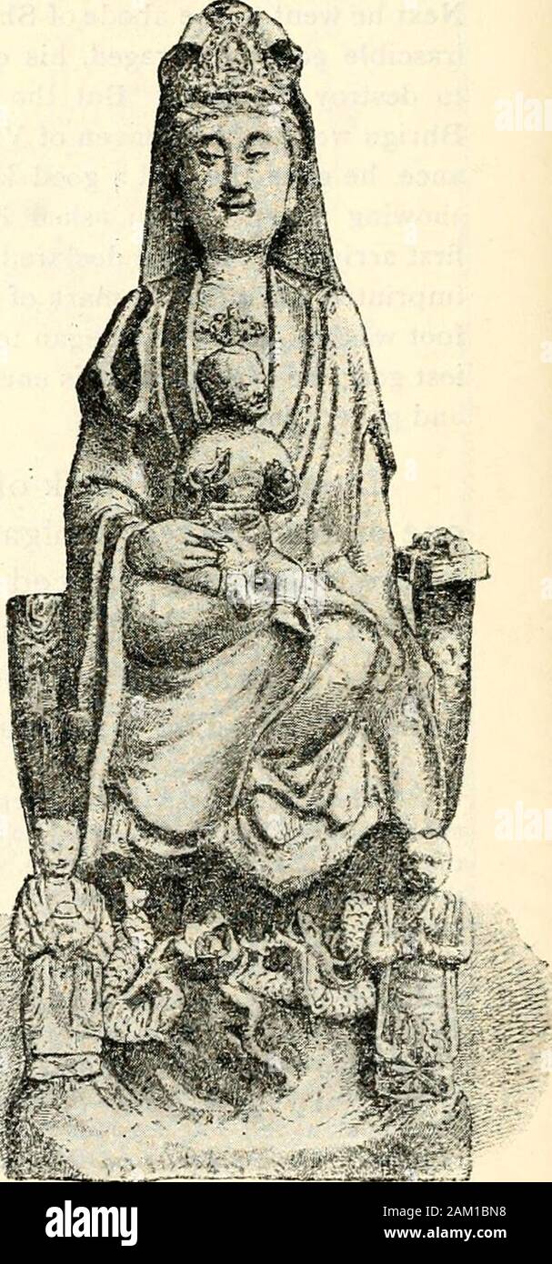 The Open court . Fig. II. Krishna Nursed by Devaki.After an old and ...