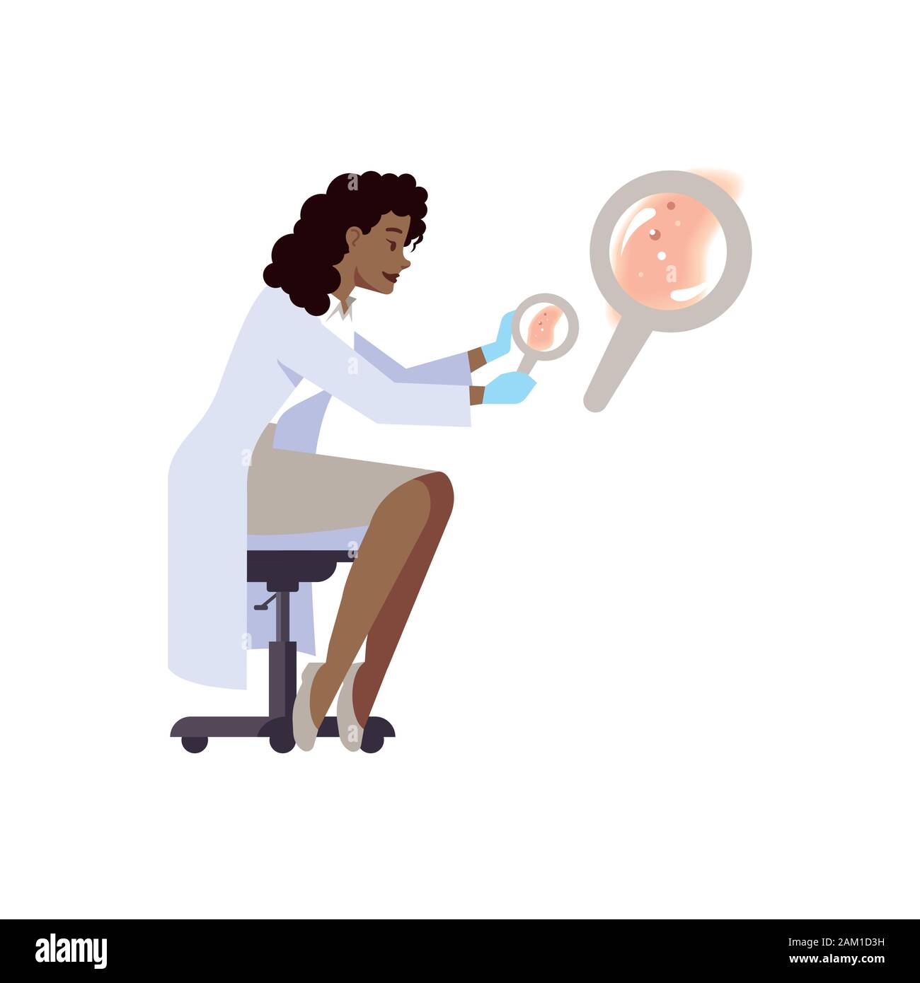 Dermatologist Skin Exam High Resolution Stock Photography and Images ...