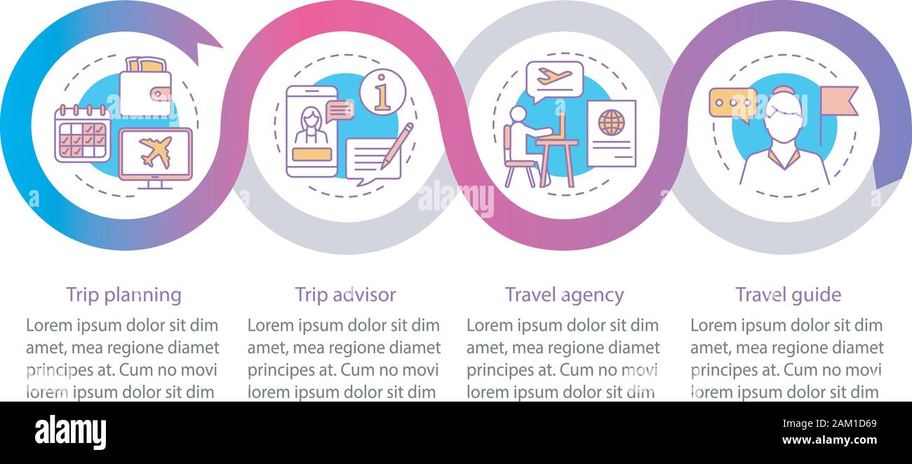 Traveling vector infographic template. Travel agency. Business ...