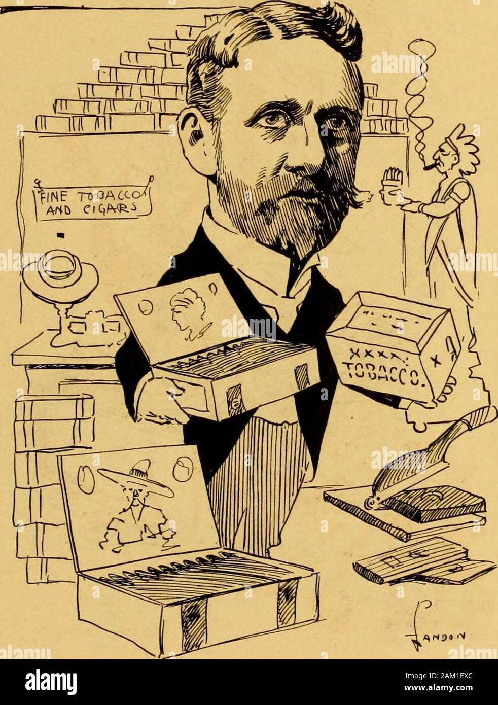 Clevelanders "as we see 'em;" a gallery of pen sketches in black and ...