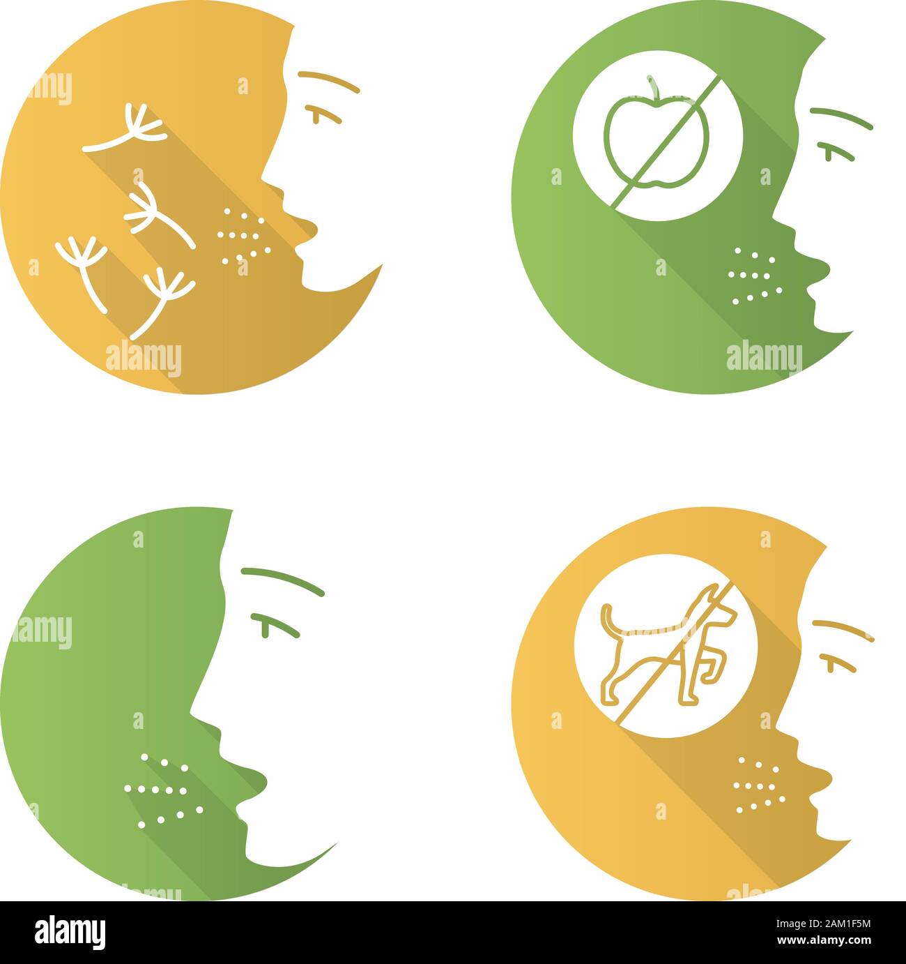 Pollen sensitive Stock Vector Images - Alamy