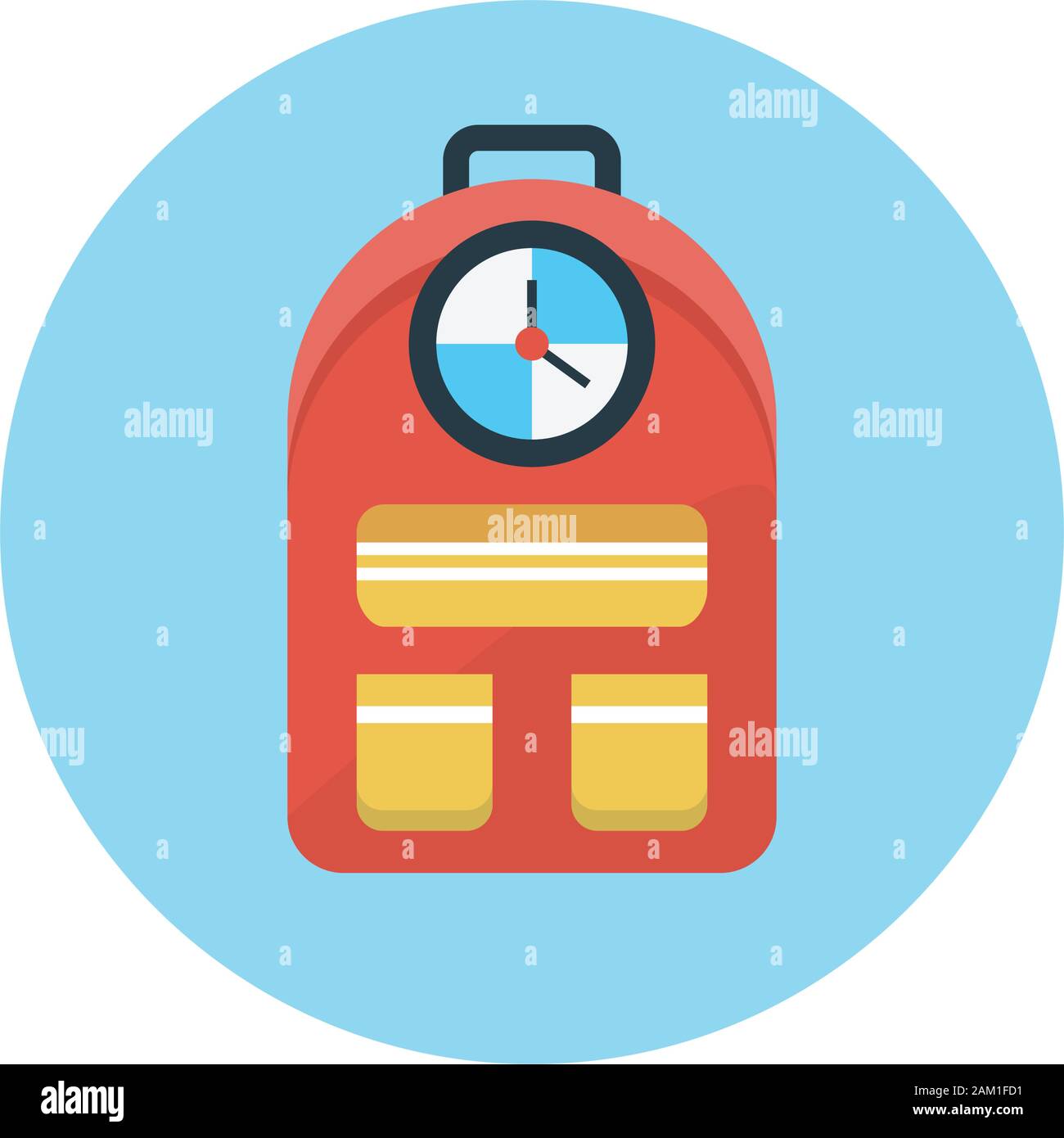 Carry child back Stock Vector Images - Alamy