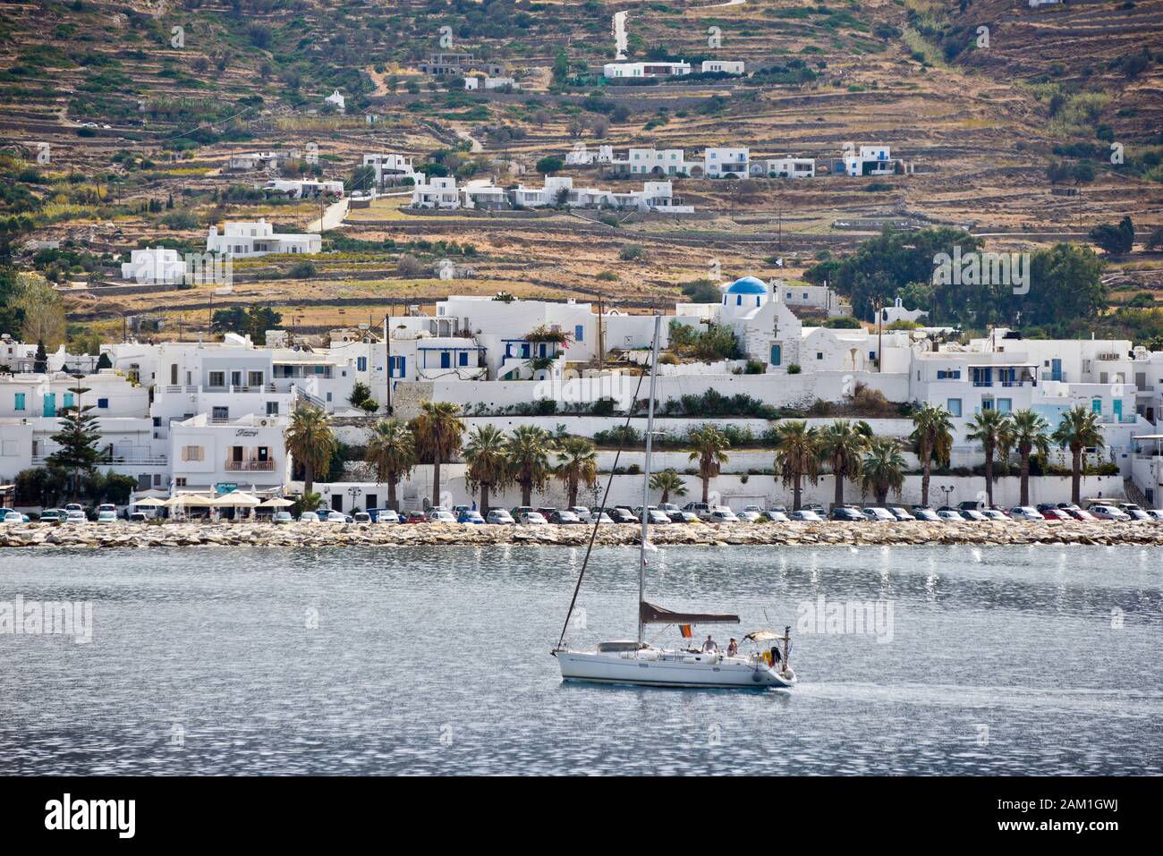 Parikia, Paros island, Greece Stock Photo - Alamy