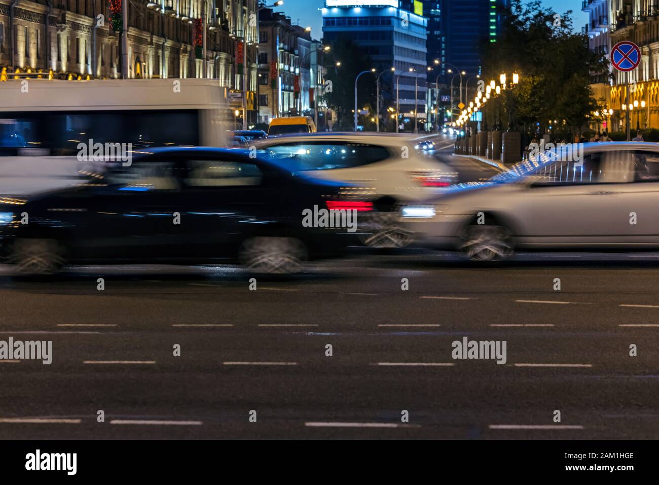 Luxury Cars At Night