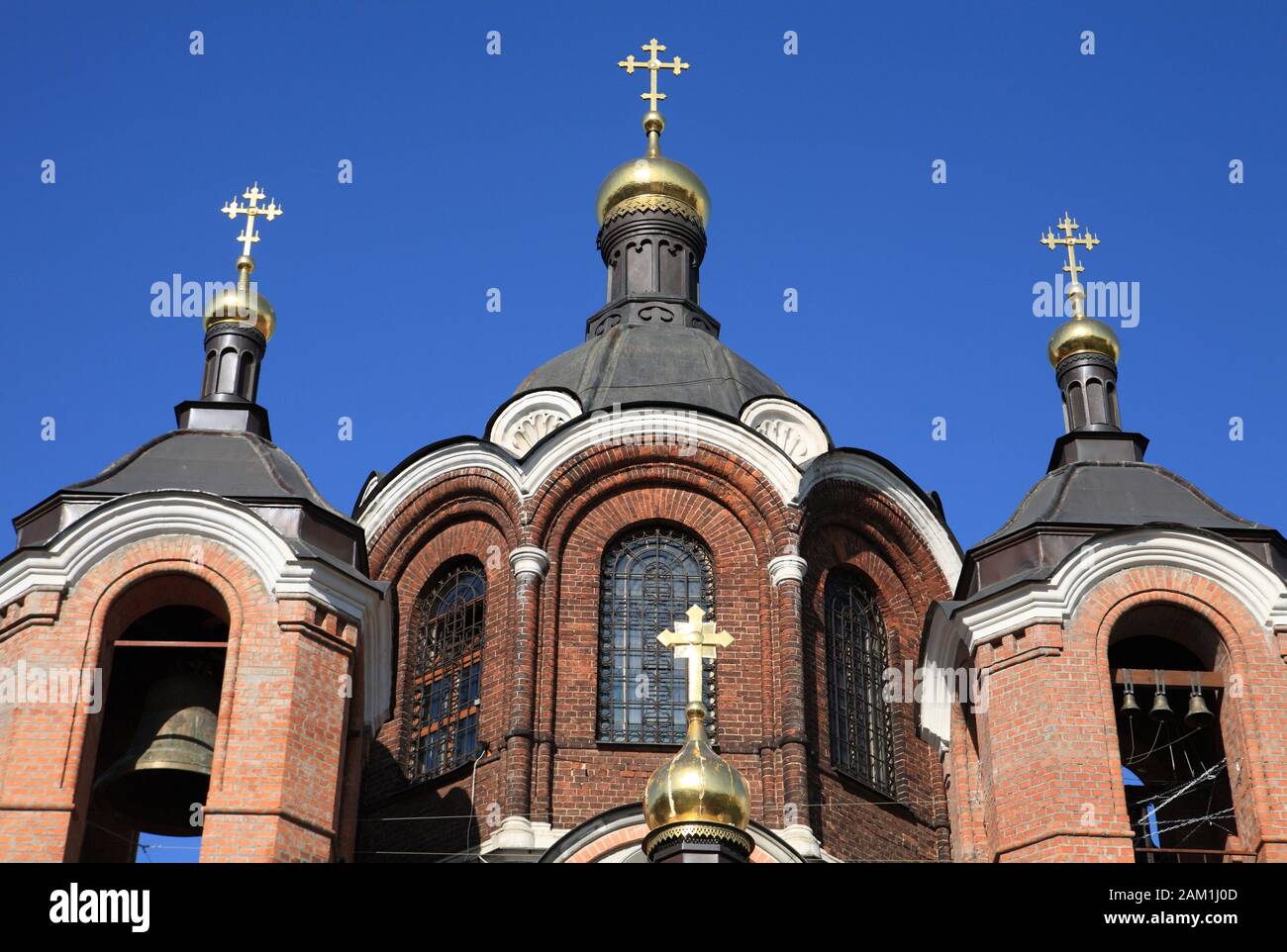 church in the daytime on sky background Stock Photo - Alamy