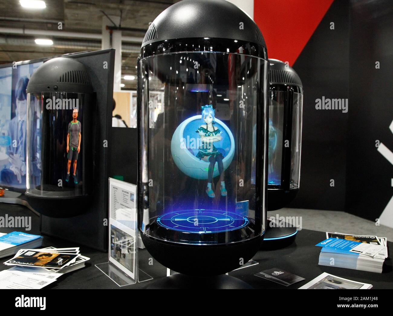 Las Vegas, United States. 10th Jan, 2020. The Gatebox virtual ...
