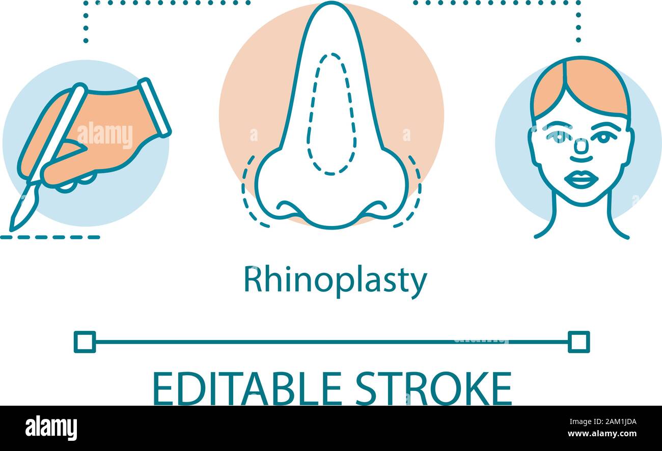 Nose job vector vectors hi-res stock photography and images - Alamy