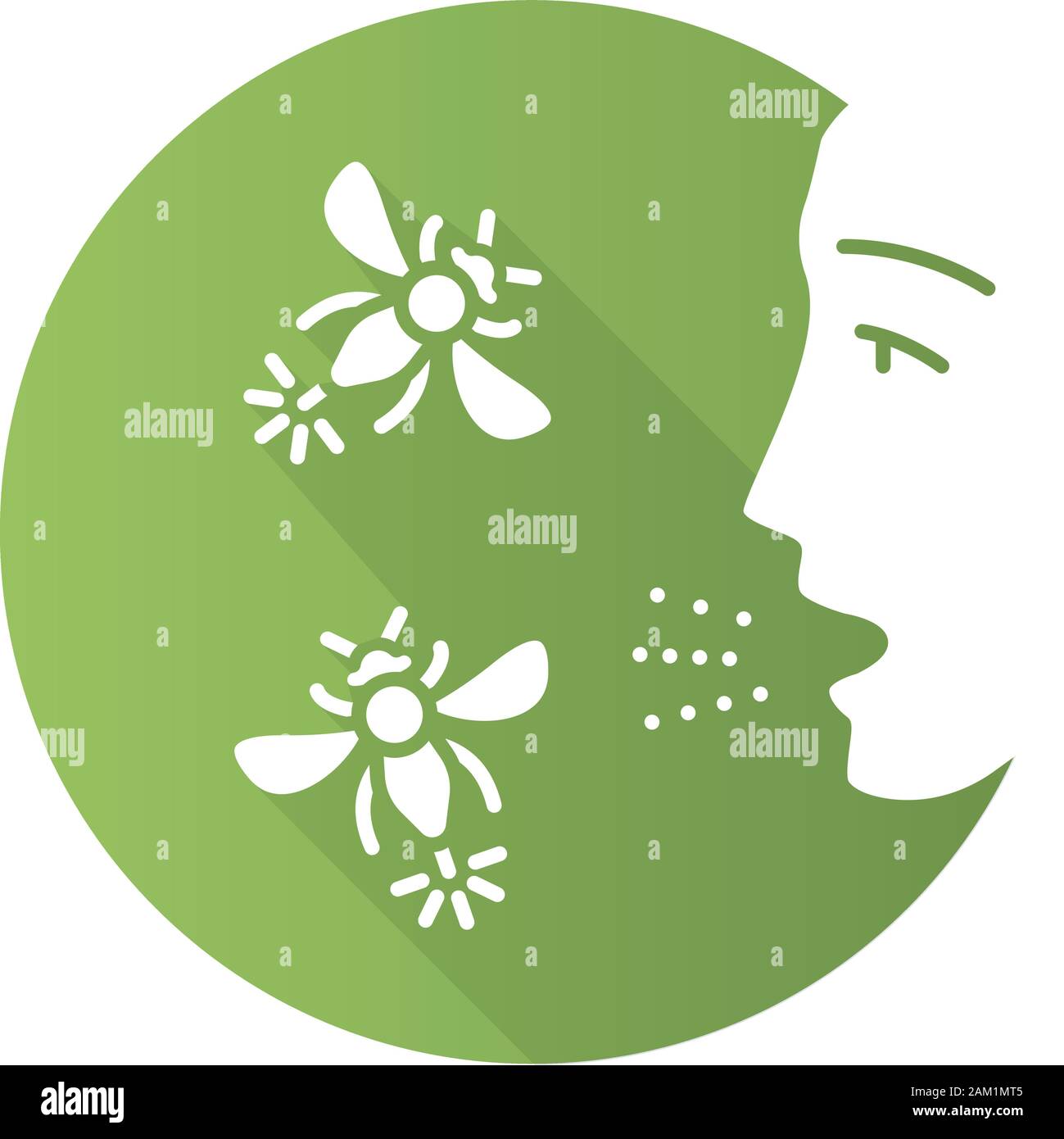 Wasp sting skin Stock Vector Images - Alamy