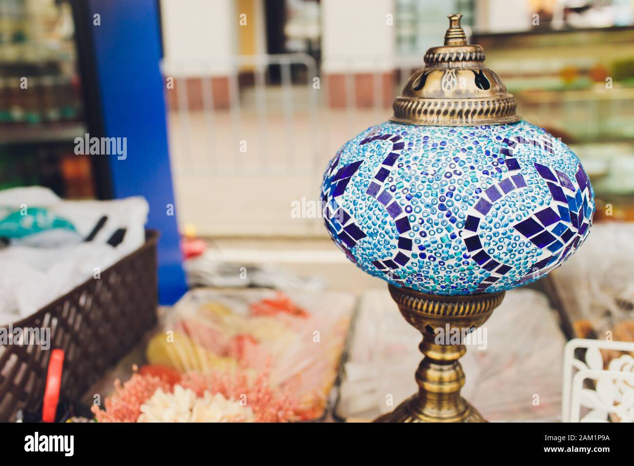 Turkish tea set. Ottoman teacup with traditional arabic ornaments Stock ...