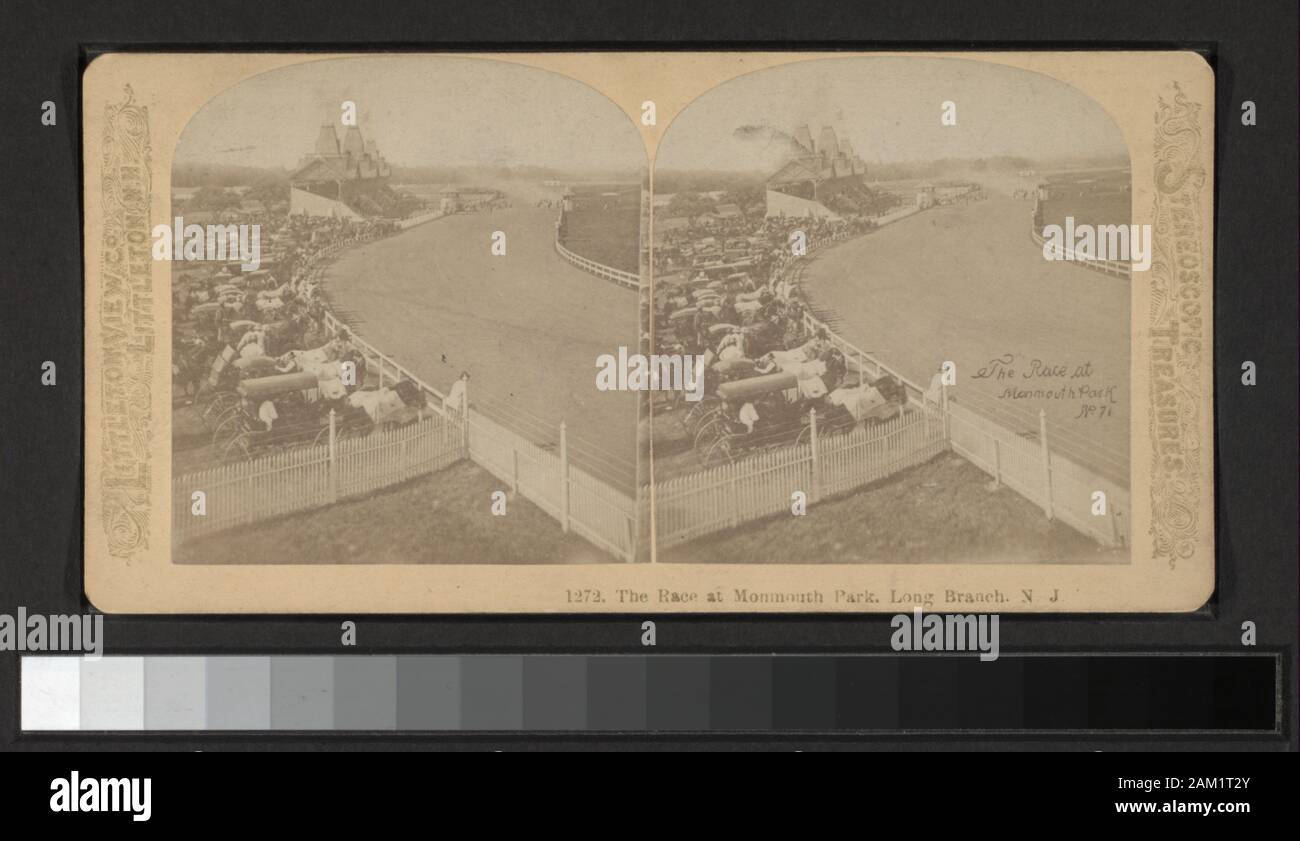 The Race at Mammoth Park, Long Branch, NJ Includes views by E. Anthony ...