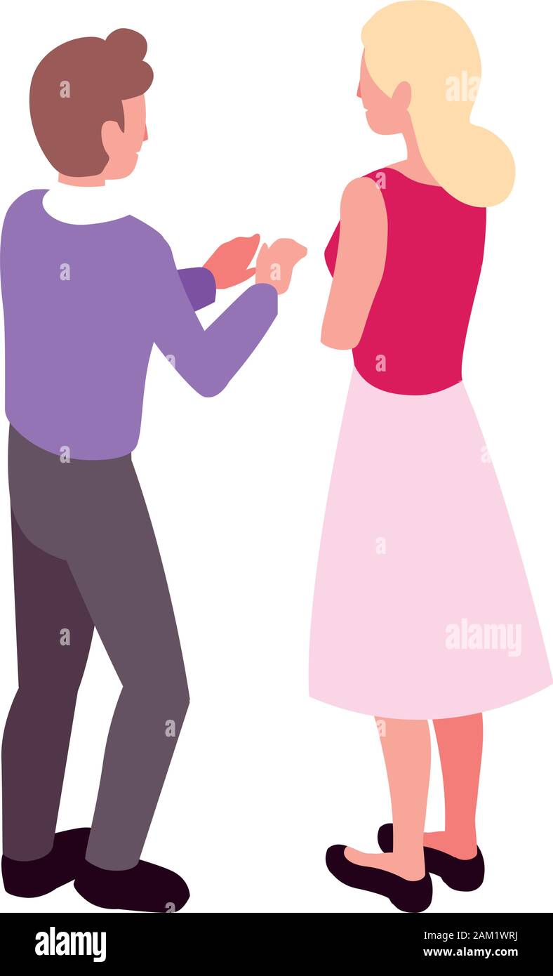 people of business standing on white background vector illustration ...