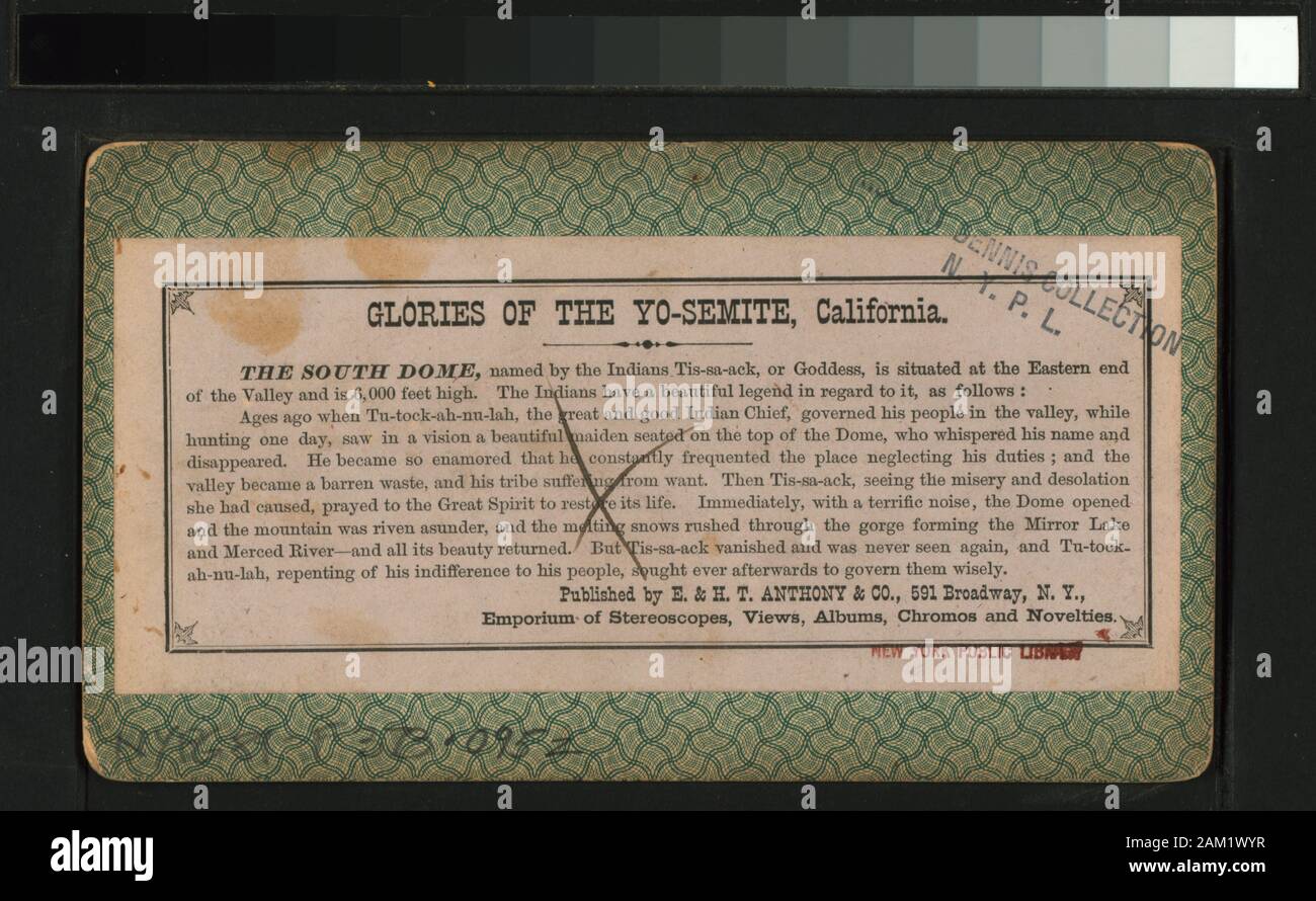 The South Dome, 6000 feet high View from the Meadows by E. & H. T ...