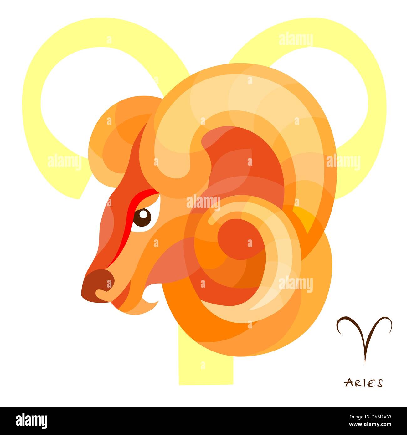 Aries zodiac sign hi-res stock photography and images - Alamy