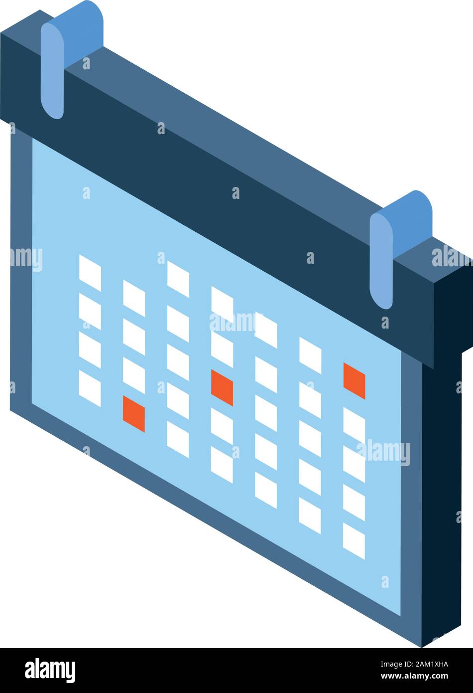calendar reminder on white background vector illustration design Stock ...