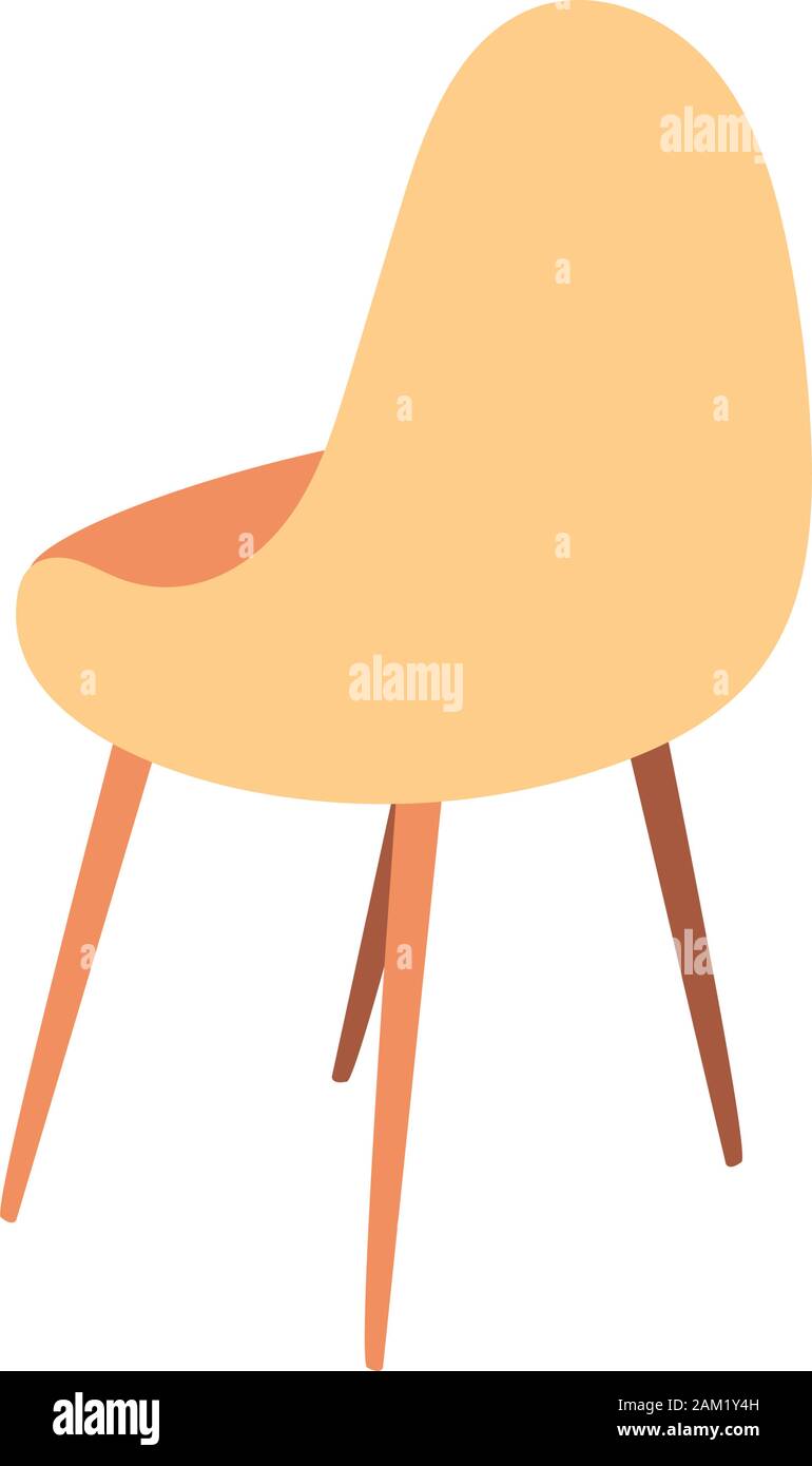comfortable chair in white background vector illustration design Stock ...