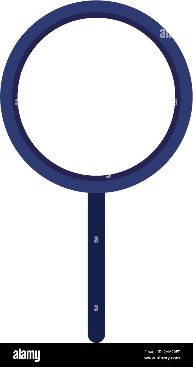 magnifying glass on white background vector illustration design Stock ...