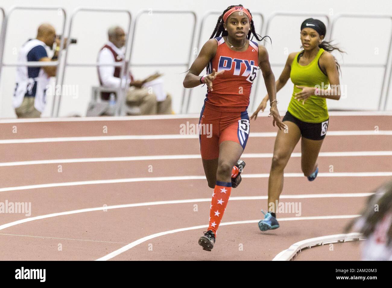 College Station, Texas, USA. 10th Jan, 2020. Michaela McCall competes ...
