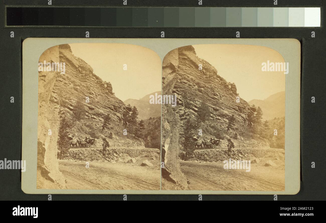 The Ute Pass wagon road, connecting Colorado Springs with South Park ...