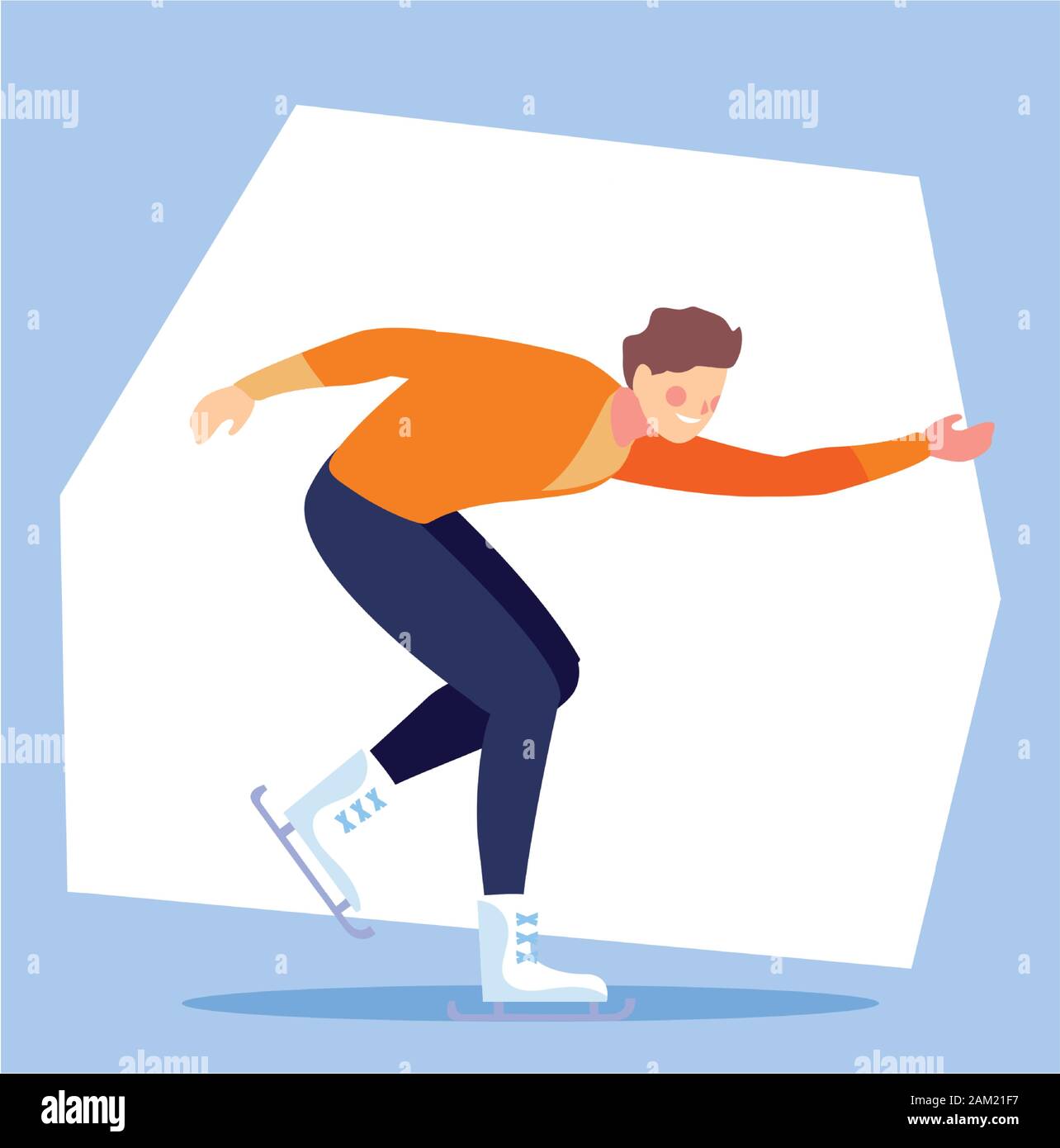 Ice dance show Stock Vector Images - Alamy