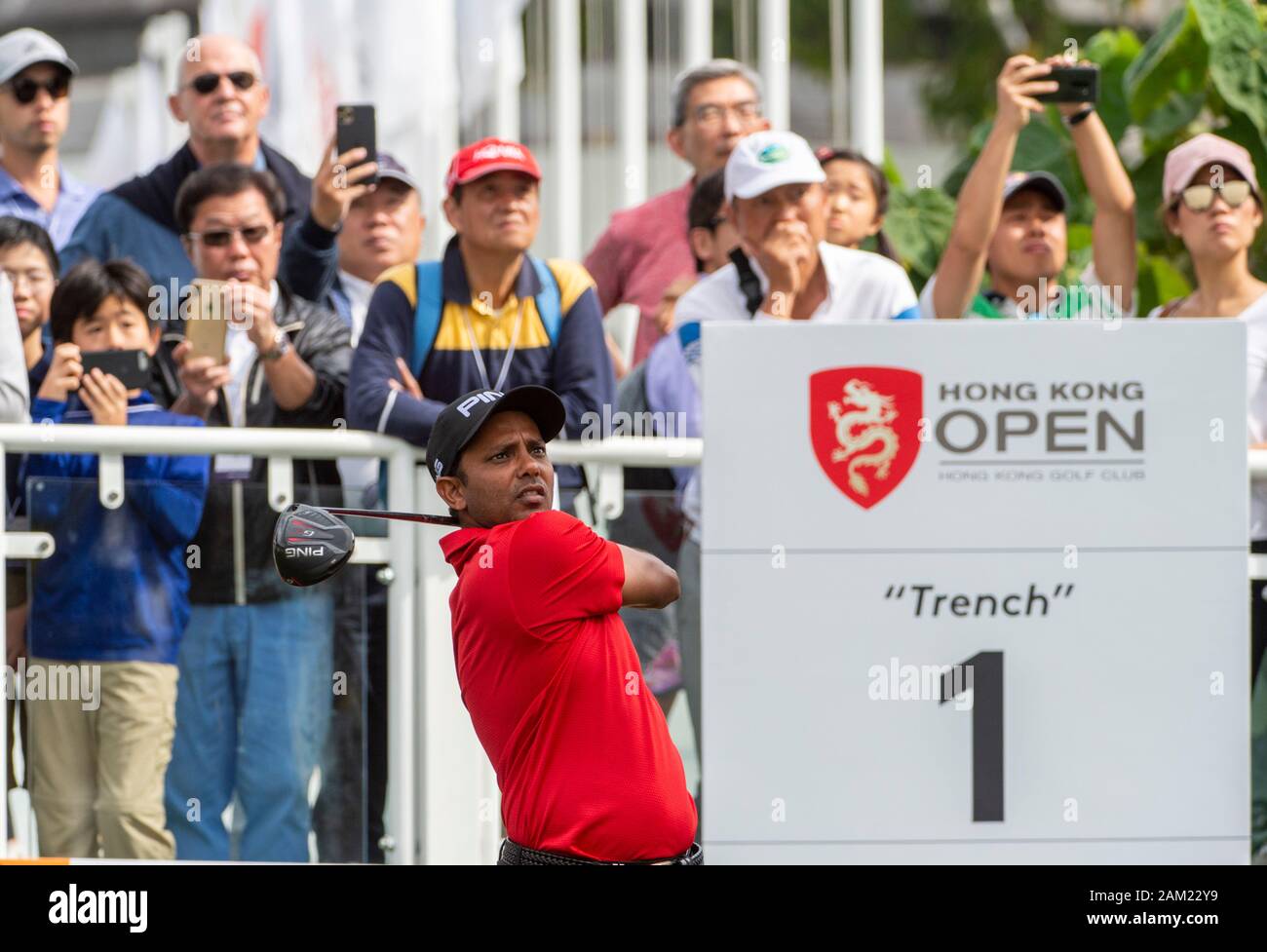 Hong Kong. 11th Jan, 2020. Hong Kong Open Golf Round 3. S.S.P Chawrasia ...