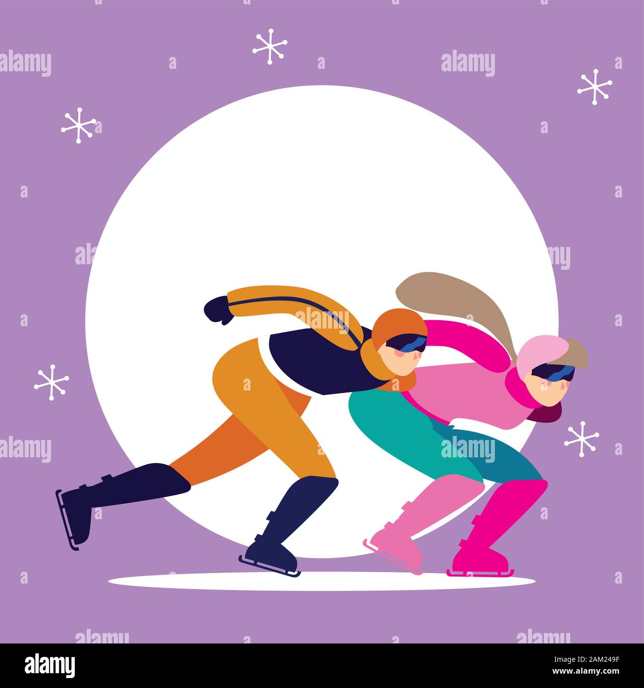 Olympic figure skater Stock Vector Images - Alamy