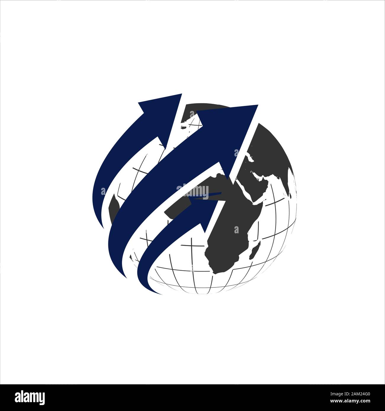 Digital globe spinning Stock Vector Images - Alamy