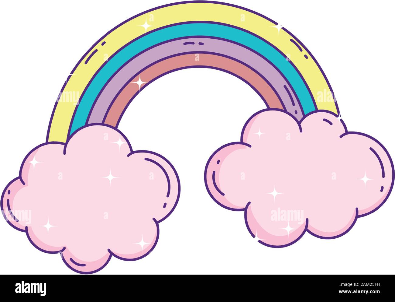 Cute Rainbows And Clouds