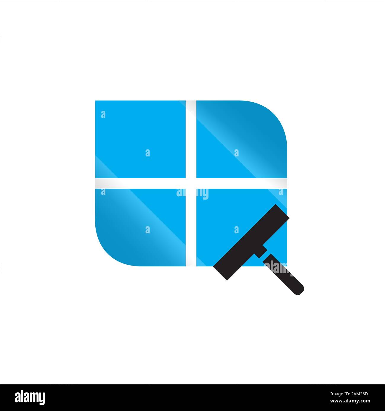 Window cleaning logo design hi-res stock photography and images - Alamy