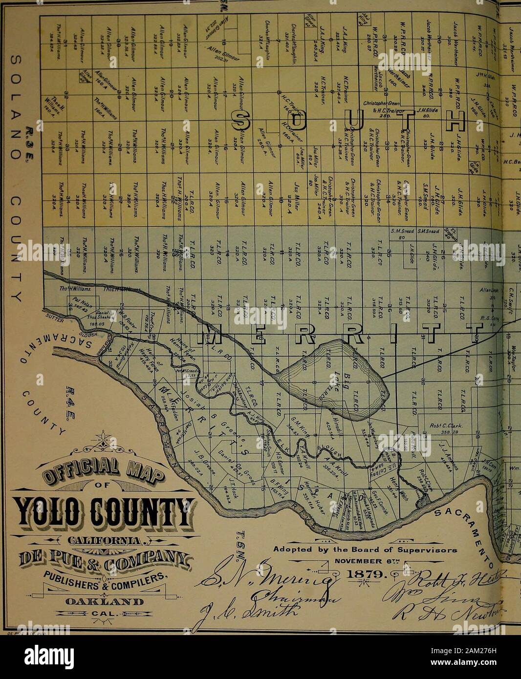 Yolo map hi-res stock photography and images - Alamy