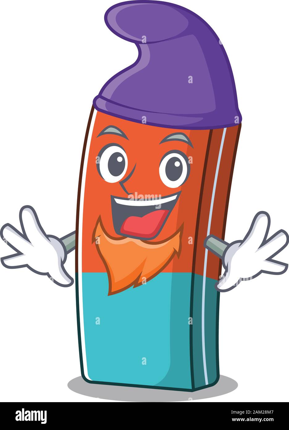 Funny eraser cartoon mascot performed as an Elf Stock Vector Image ...