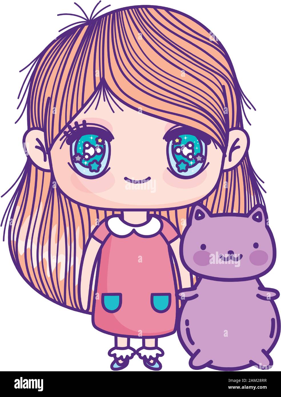 Cute Kitty Anime Girl