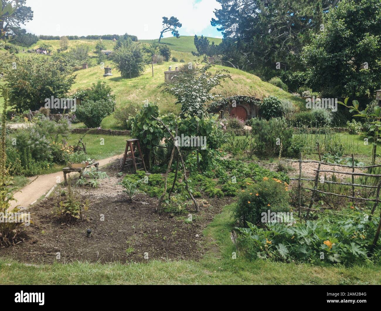Matamata, New Zealand - December 12th 2019: Hobbiton Movie Set. The ...