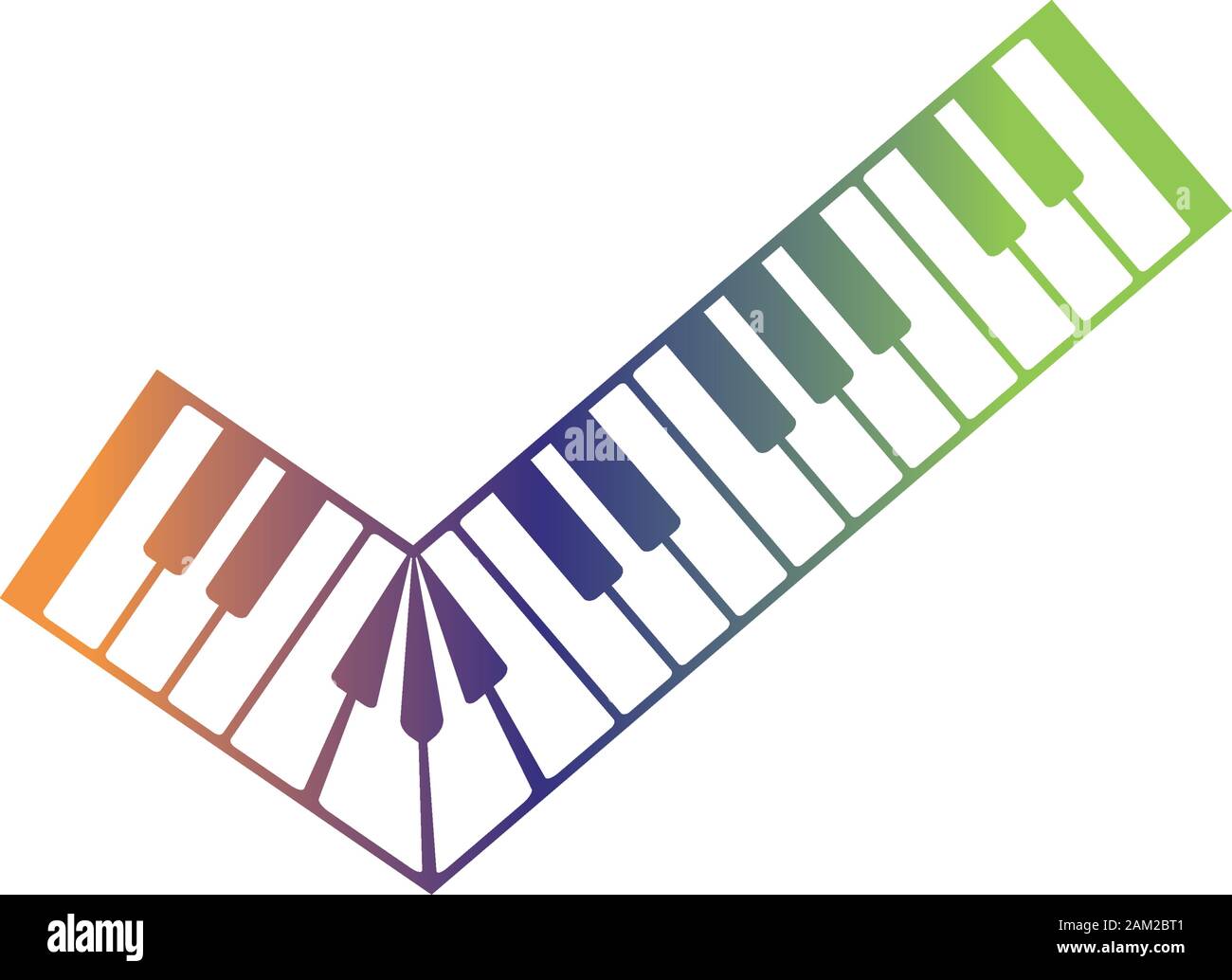 Keyboard piano vector Musical instrument illustration design template ...