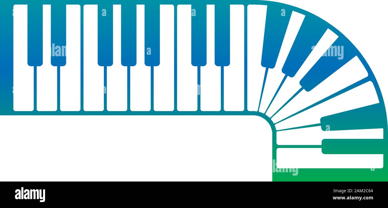 Keyboard piano vector Musical instrument illustration design template ...