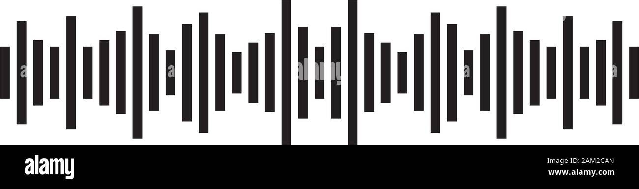 Sound waves vector illustration design template Stock Vector Image ...