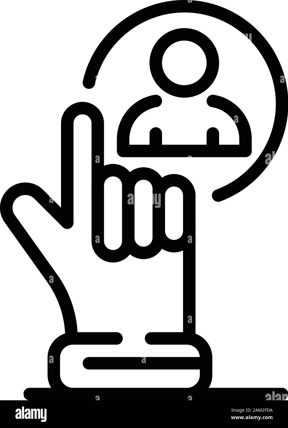 Collaboration icon, outline style Stock Vector Image & Art - Alamy