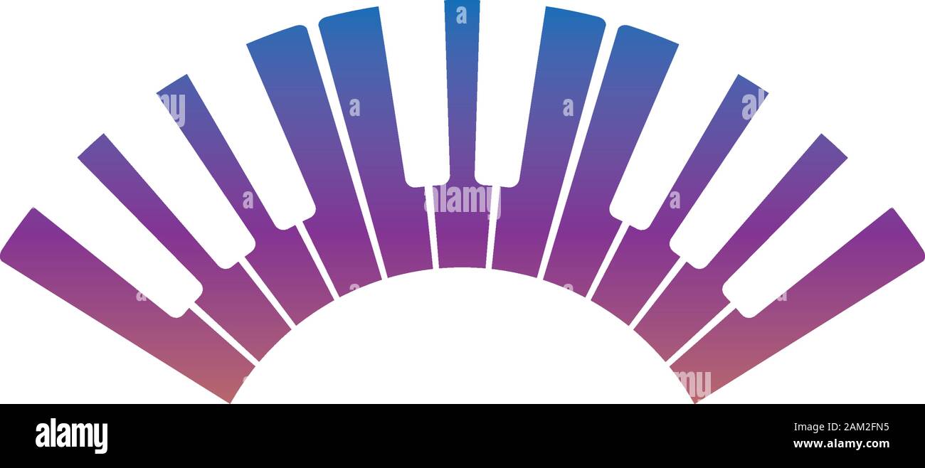 Keyboard piano vector Musical instrument illustration design template ...