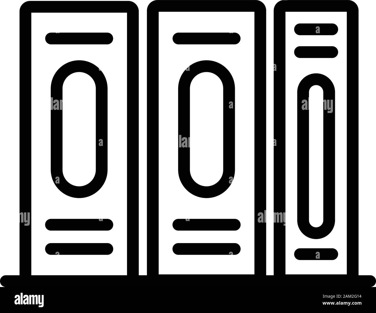 File folder icon, outline style Stock Vector Image & Art - Alamy