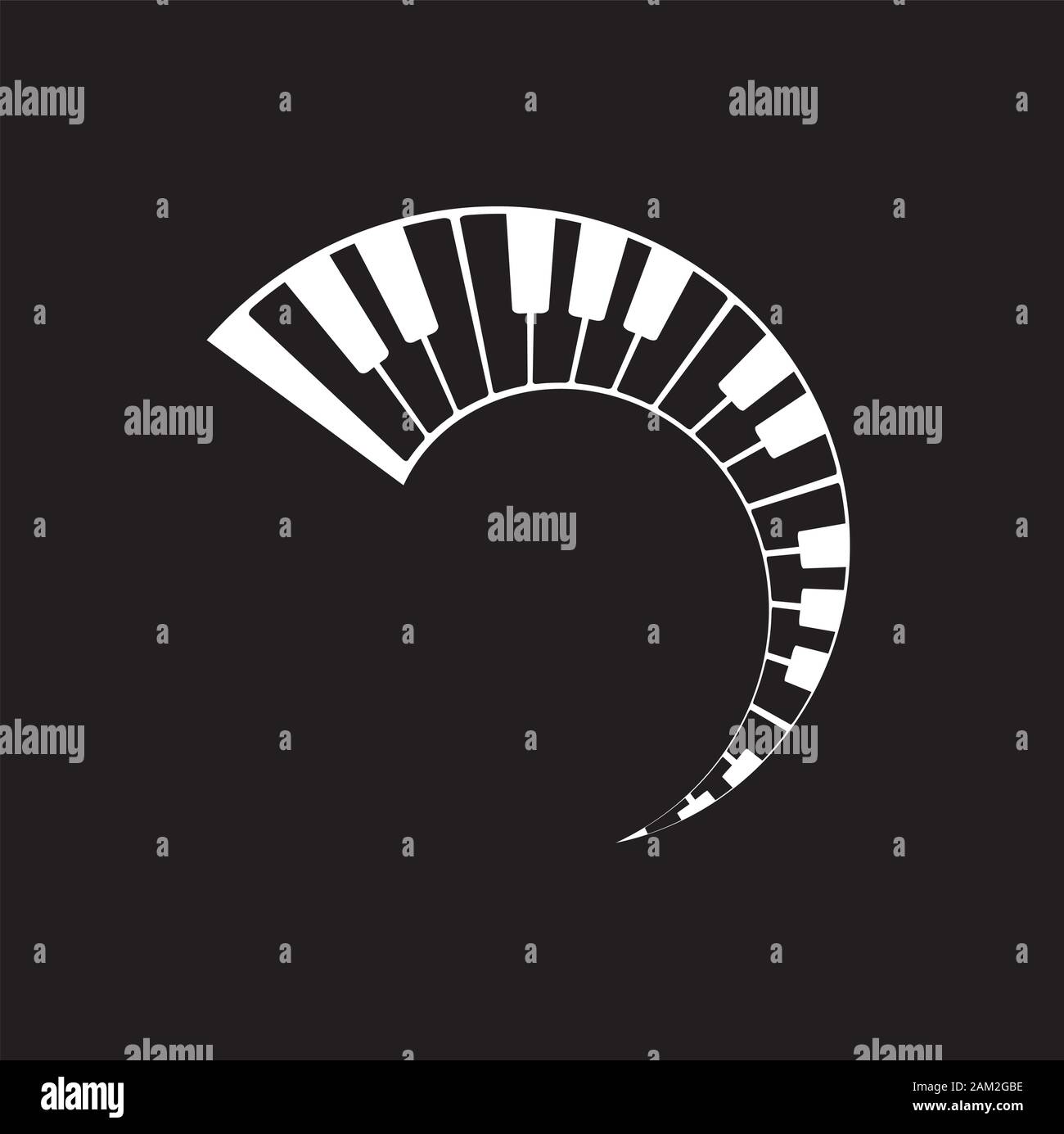 Keyboard piano vector Musical instrument illustration design template ...