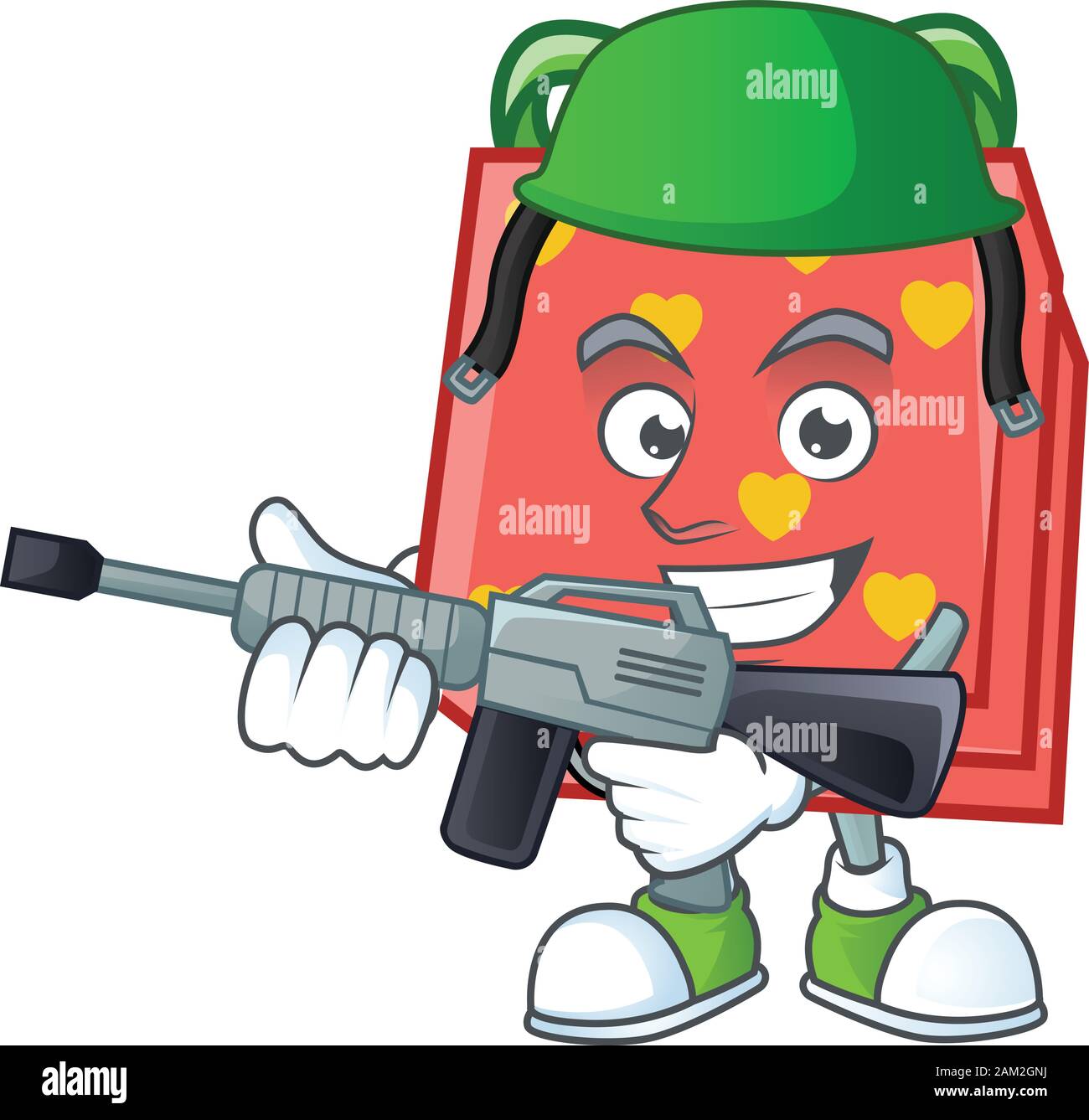 Machine gun box Stock Vector Images - Alamy