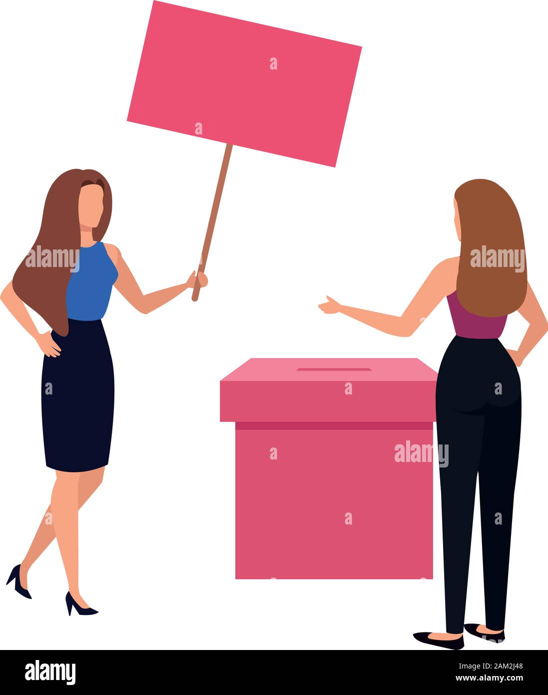 Women suffrage ballot box hi-res stock photography and images - Alamy