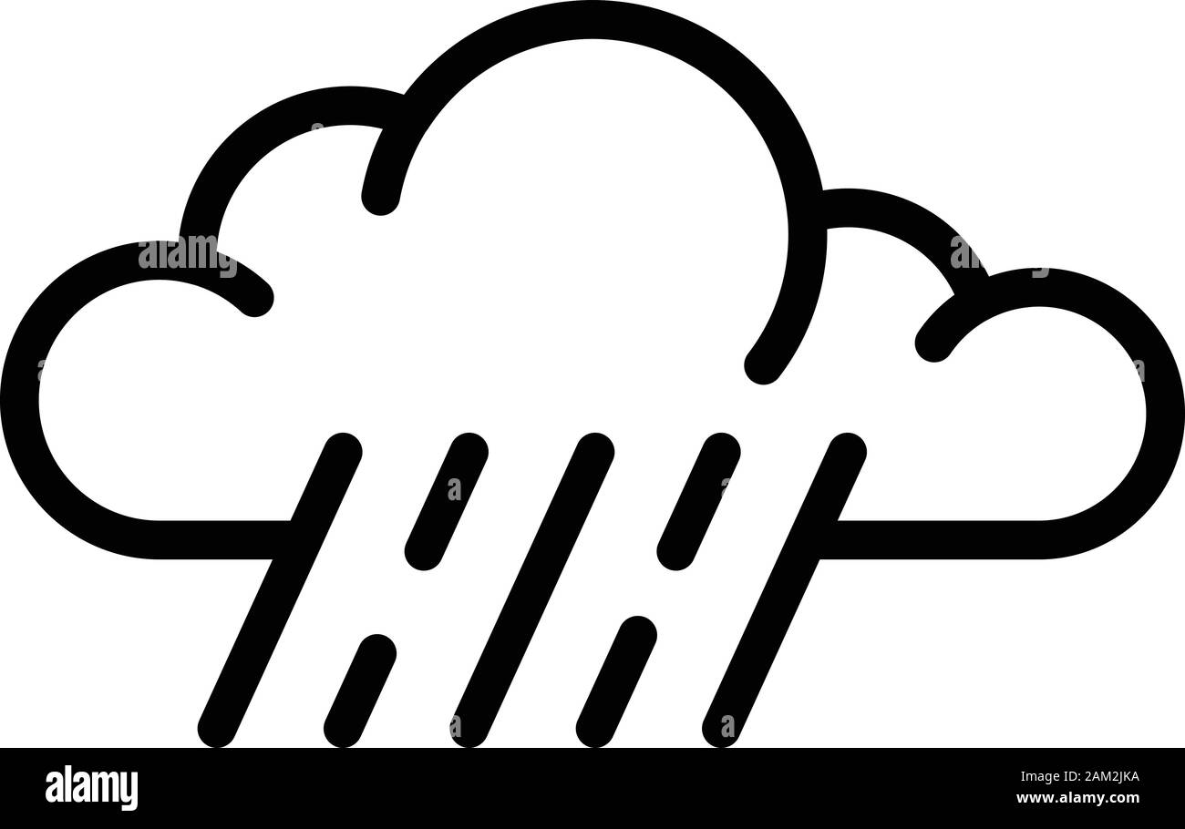 Stormy night sky silhouette Stock Vector Images - Alamy