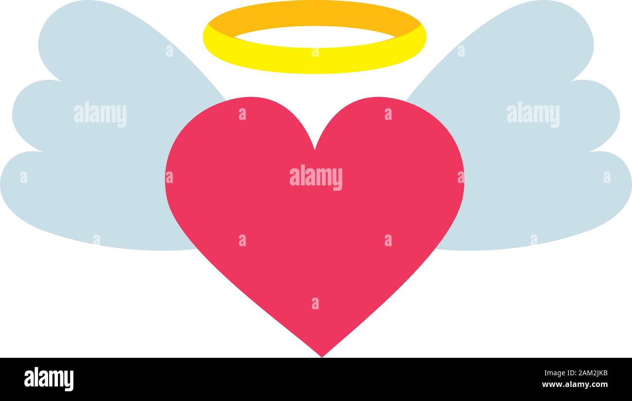 heart with wings pop art style icon Stock Vector Image & Art - Alamy
