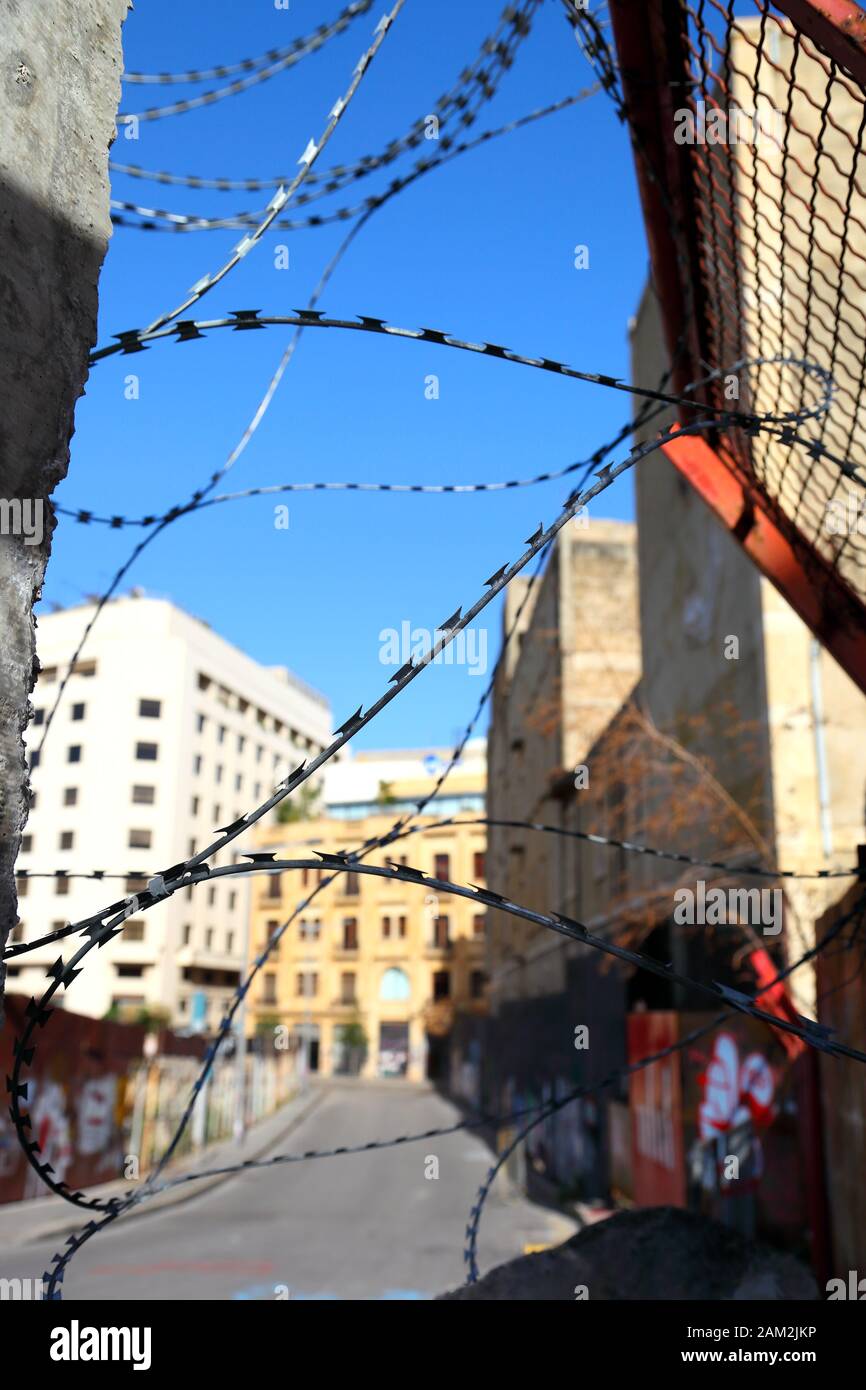 Editorial Beirut, Lebanon-12.24.2019: Lebanese Protests - Government ...