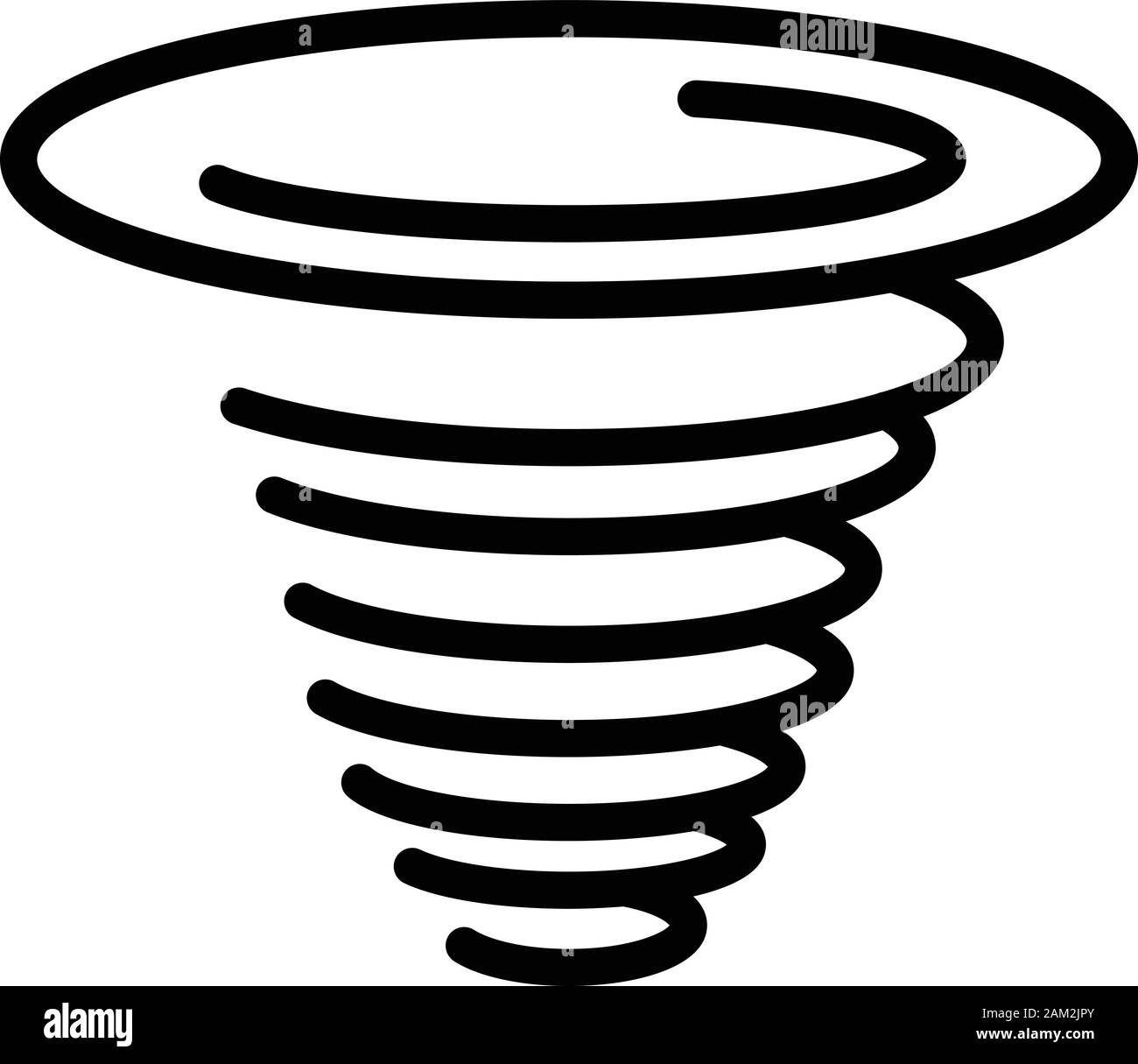 Wind tornado icon, outline style Stock Vector Image & Art - Alamy