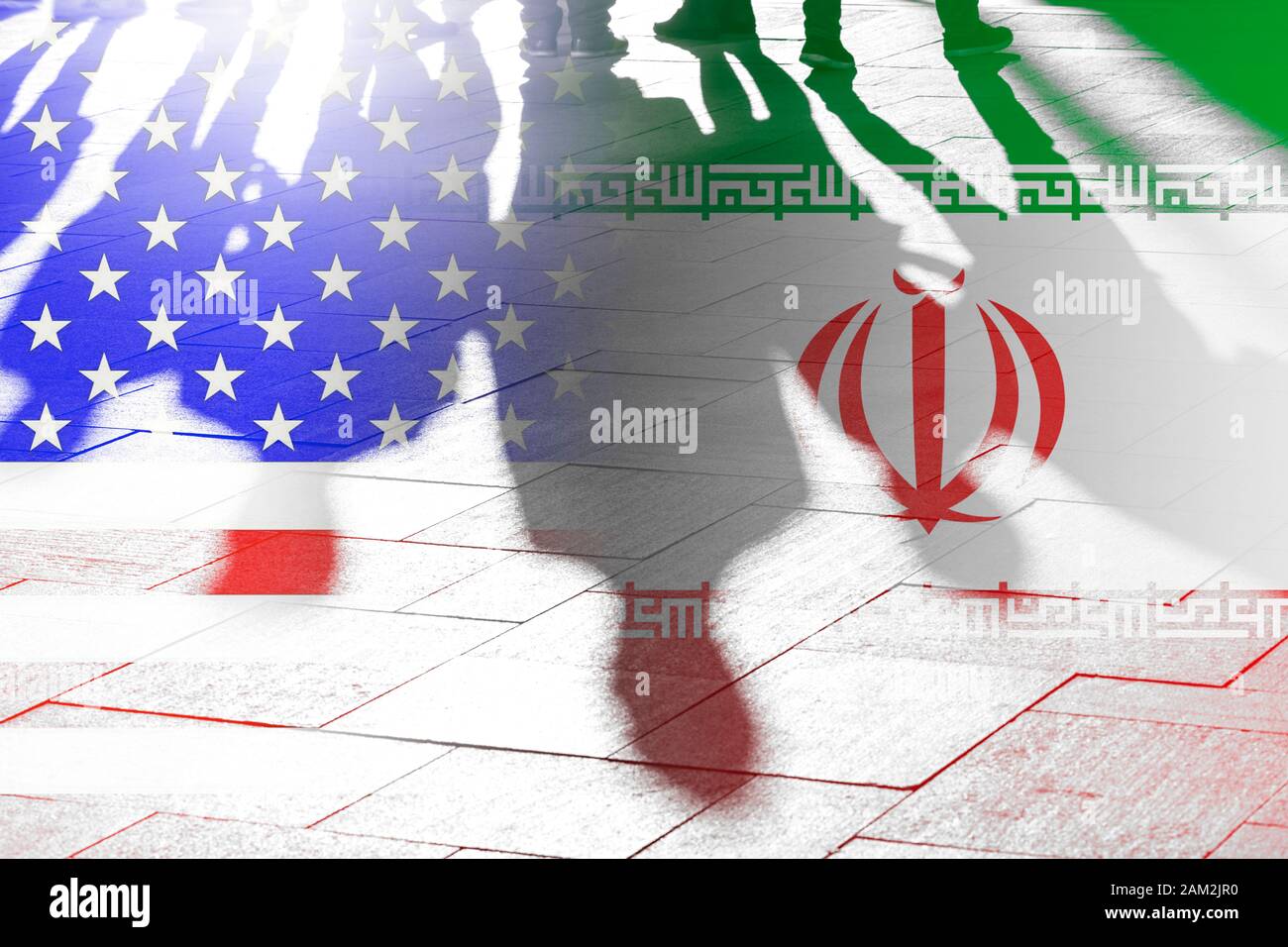 Iran flags hi-res stock photography and images - Alamy