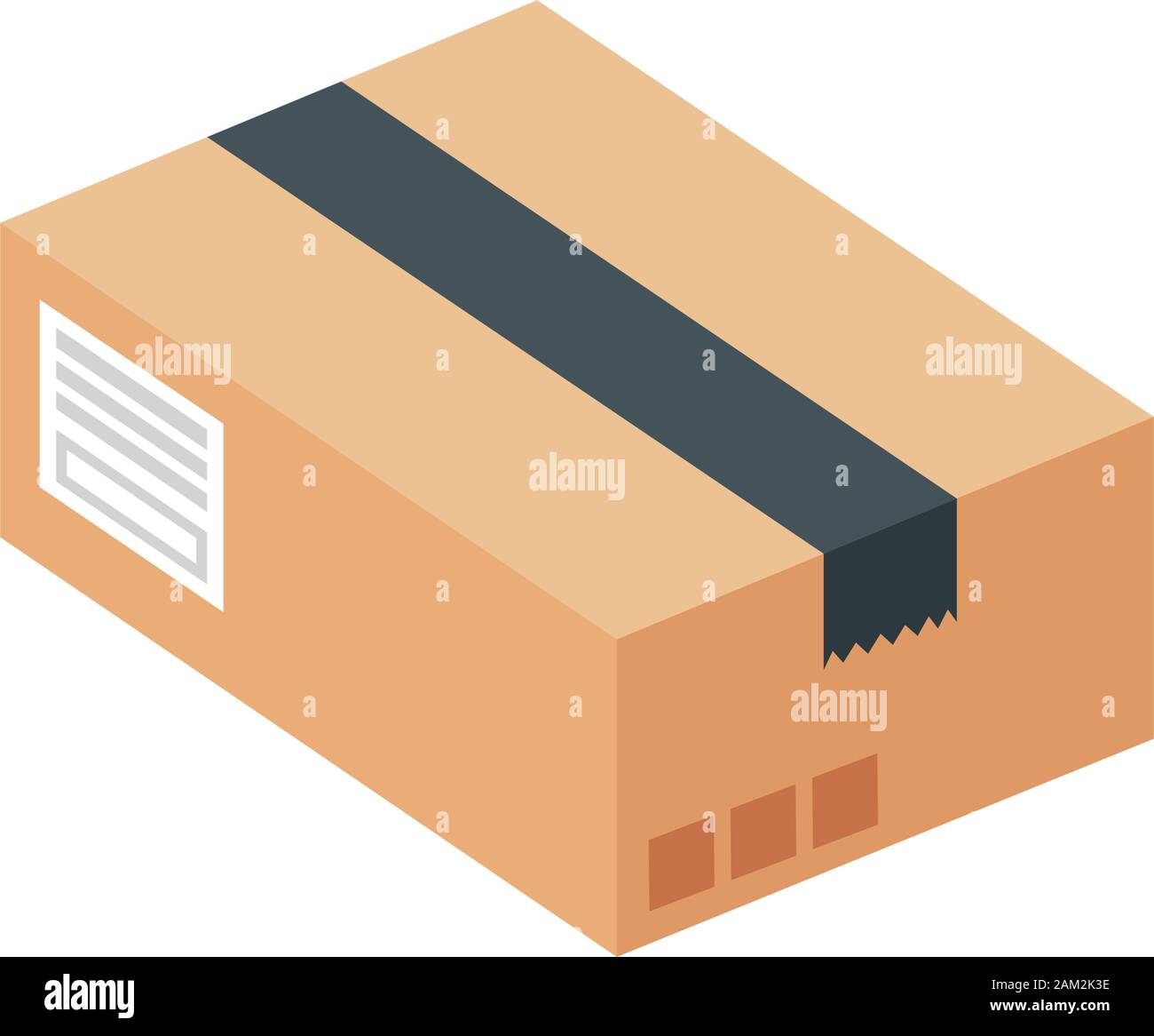 box package cargo isolated icon Stock Vector Image & Art - Alamy