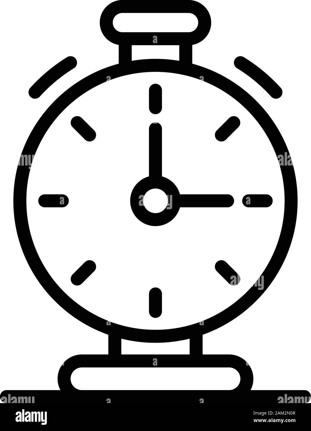Referee stopwatch icon outline Stock Vector Images - Alamy