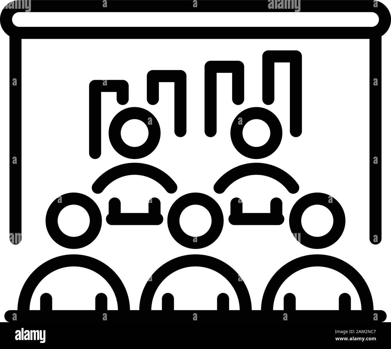 Business meeting icon, outline style Stock Vector Image & Art - Alamy